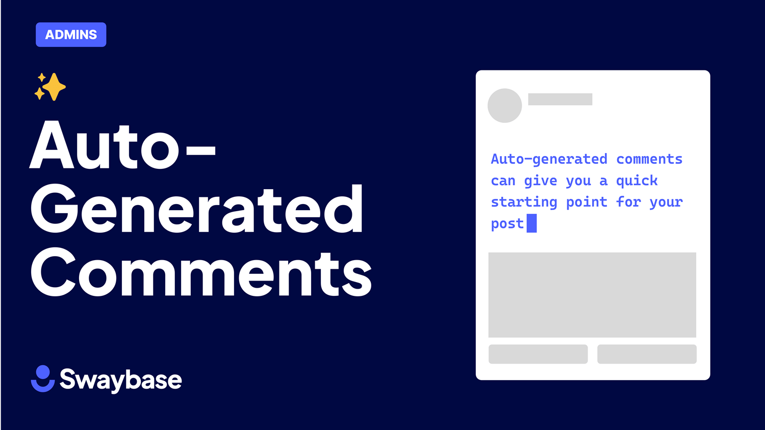 Auto-Generated Comments (Admin feature)
